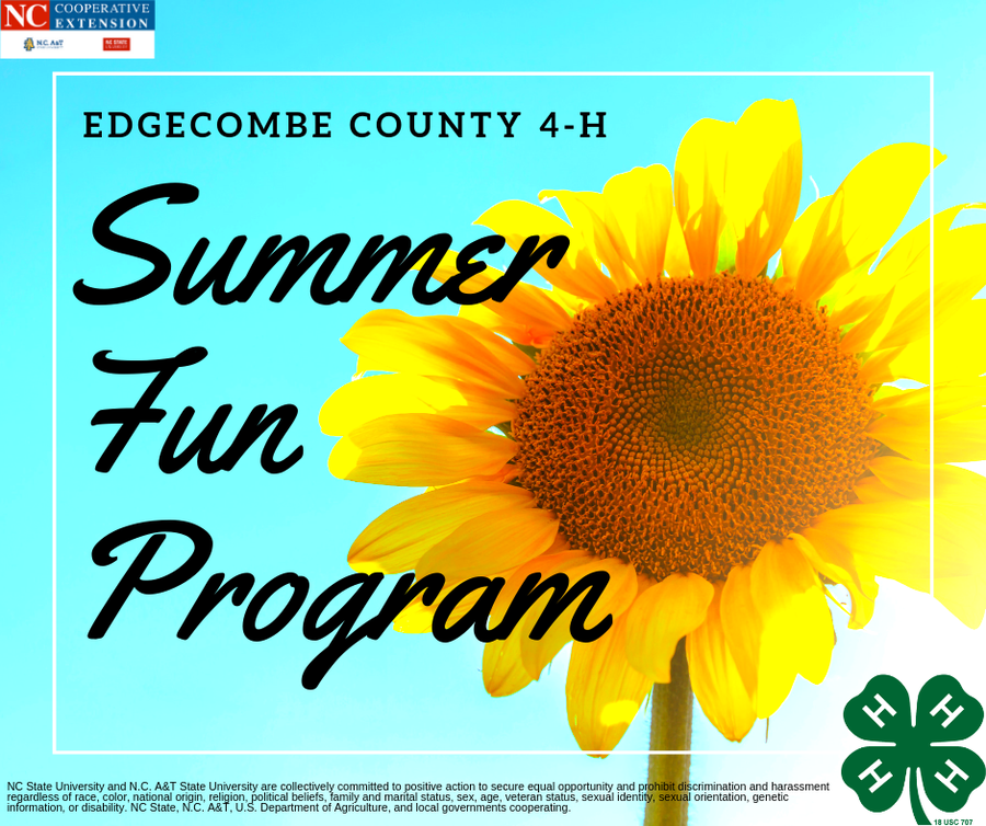 2022 Edgecombe 4-H Summer Fun - Edgecombe County Center