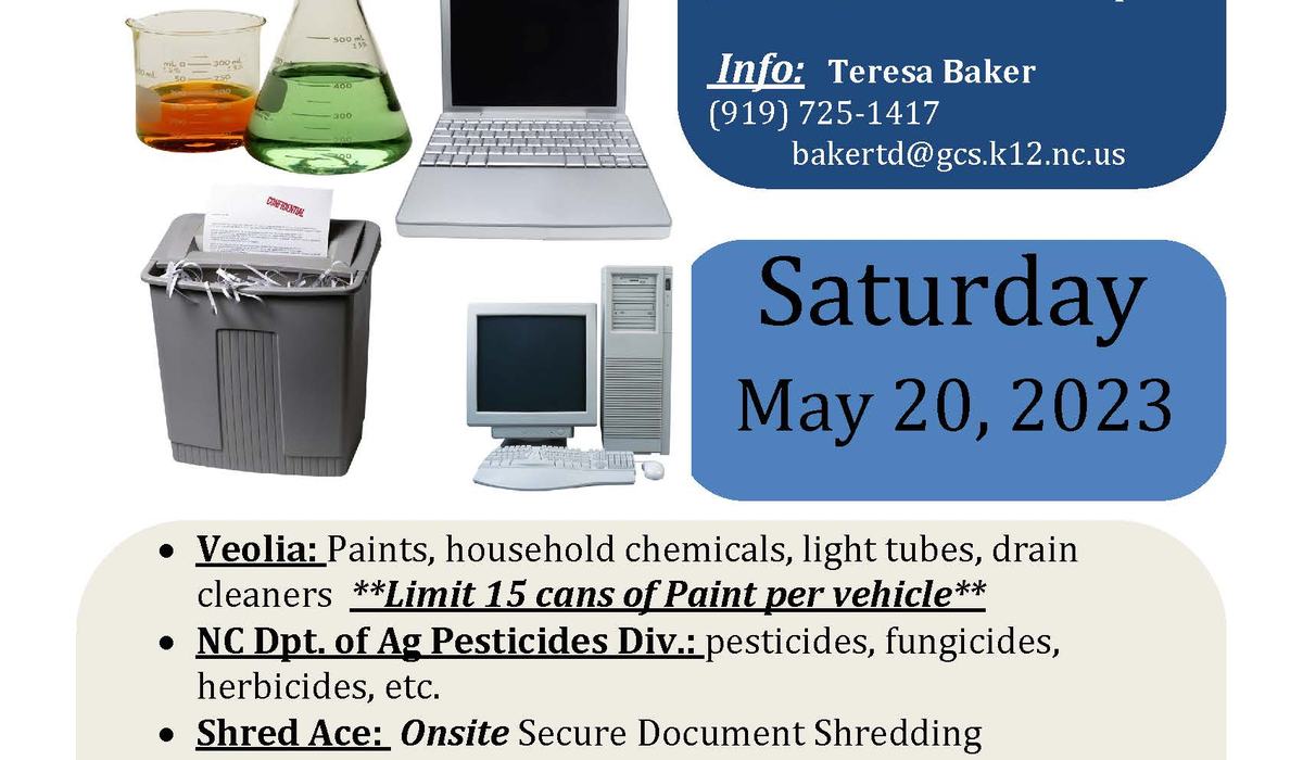 Spring Clean HHW & Shred Event - Granville County Center | N.C ...