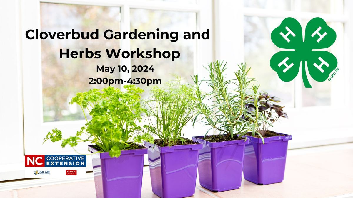 Cloverbud Gardening and Herbs Workshop - Currituck County Center | N.C ...