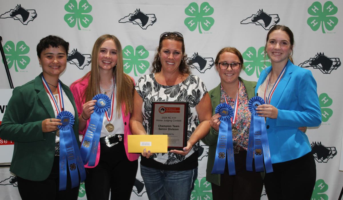2024 NC State 4-H Horse Judging Contest Results - Equine Husbandry | NC ...