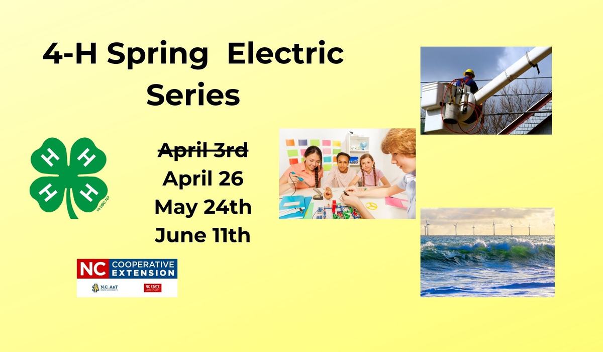 4-H Spring Electric Series - Currituck County Center | N.C. Cooperative ...