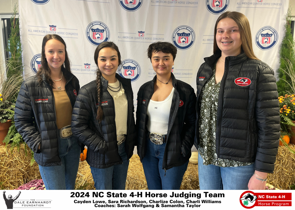 NC 4-H'ers Wrap Up Successful Fall Season - Equine Husbandry | NC State ...