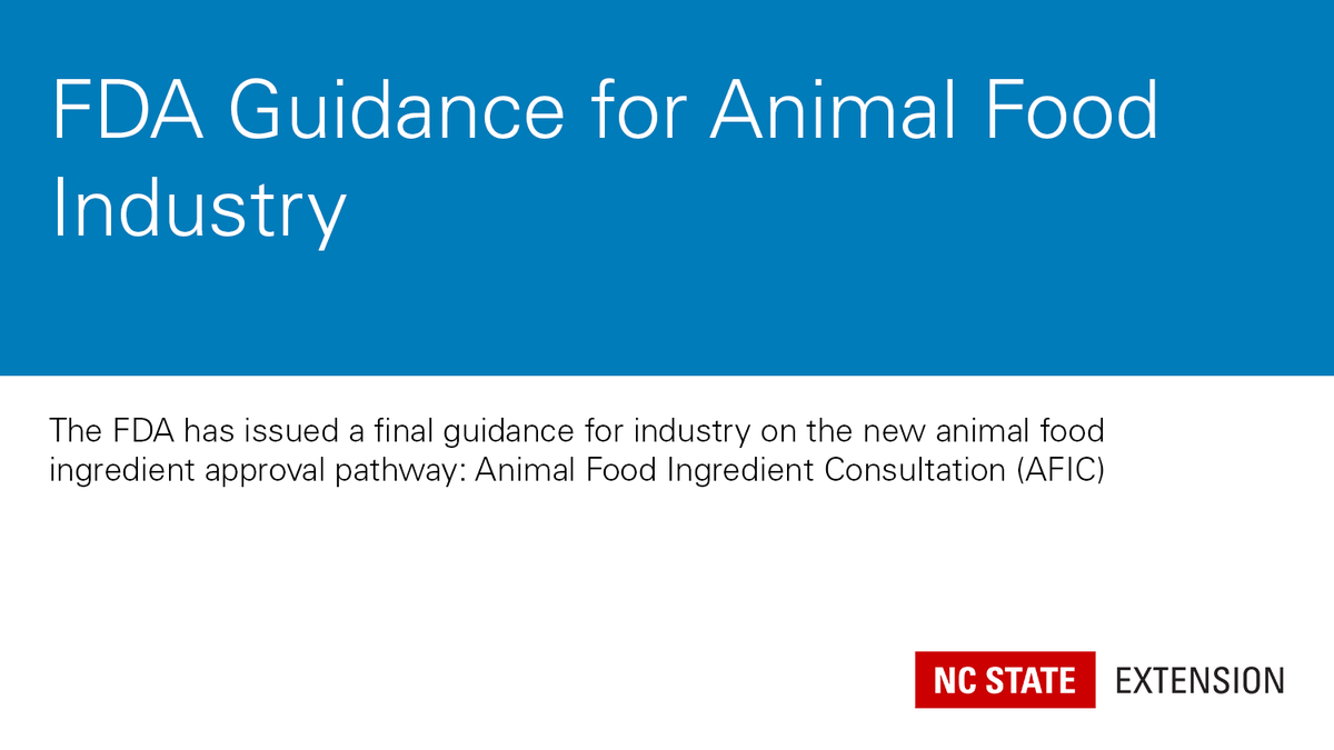FDA Guidance for Industry: Animal Food Ingredient Consultation - Feed ...