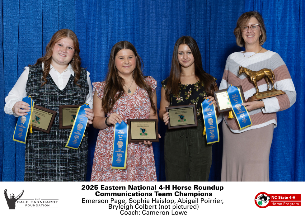 North Carolina 4-H Teams Excel at 2025 Eastern National Horse Roundup ...