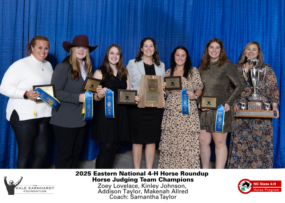 North Carolina 4-H Teams Excel at 2025 Eastern National Horse Roundup ...
