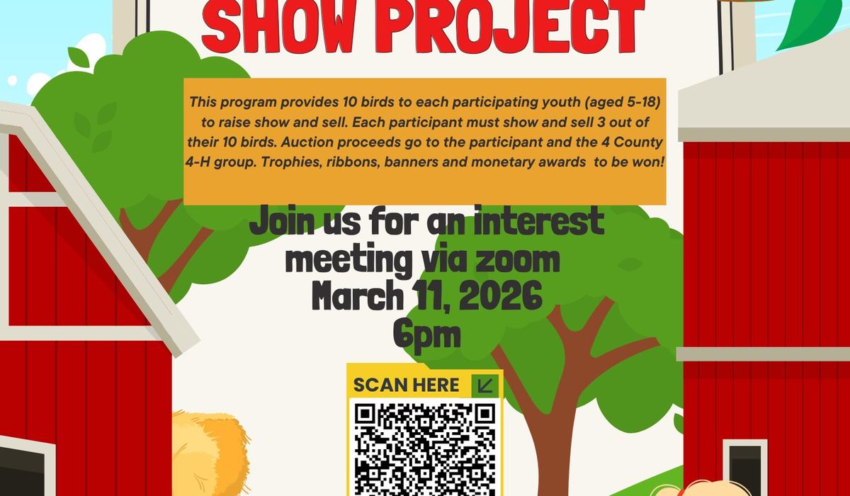 2026 Four County 4-H Poultry Show Interest Meeting - Franklin County ...