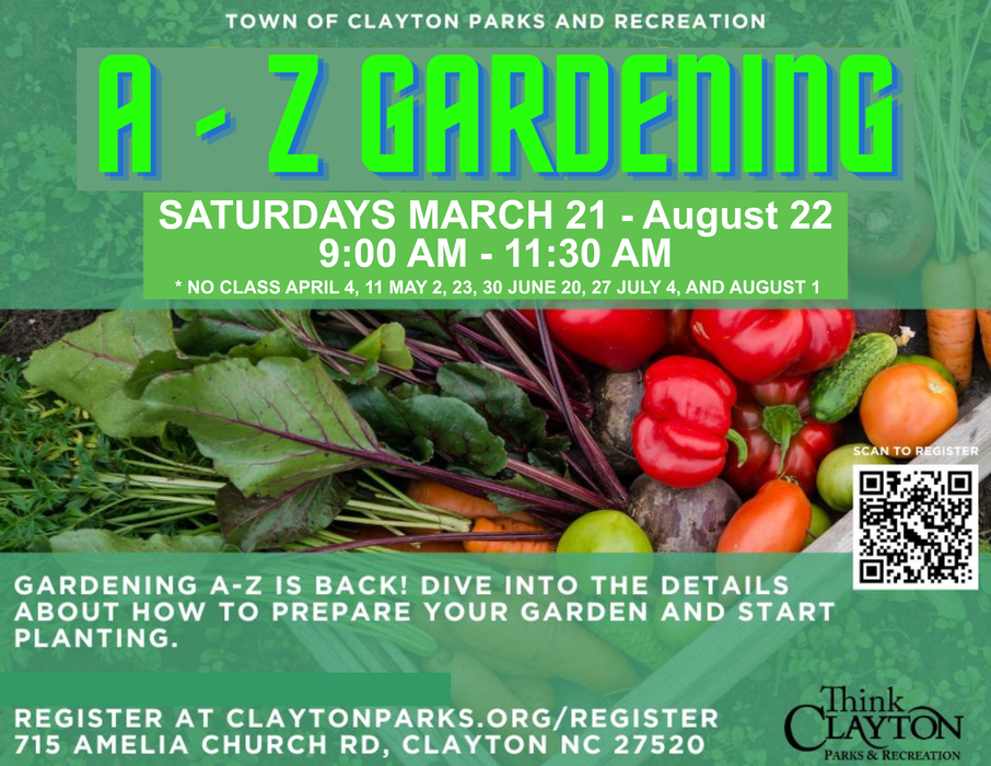 Gardening A-Z - Johnston County Center | N.C. Cooperative Extension